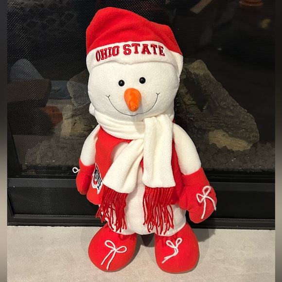 The Memory Company | Other | Ohio State Buckeye Snowman New With Tags 2 ...